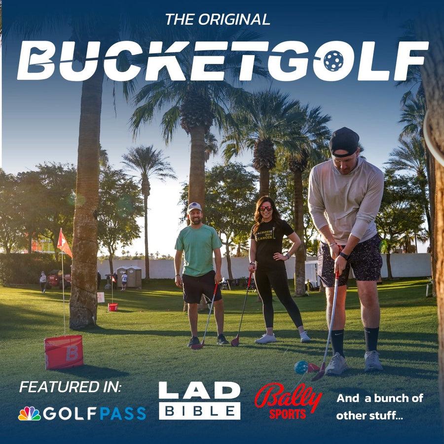 BucketGolf Game | Portable 6 Hole BackYard Golf Game For Outdoor